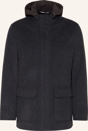 Bugatti Jacke Mit Abnehmbarer Kapuze grau