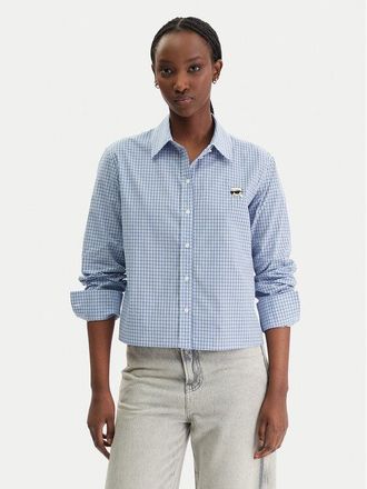 Karl Lagerfeld Hemd B1W11020 Himmelblau Regular Fit