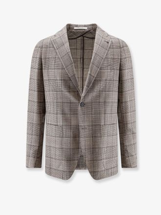 Tagliatore Single-breasted virgin wool and silk blazer - TAGLIATORE - gender_Man