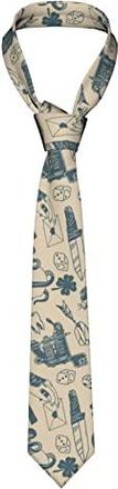 Generic Cravate Motif De Tatouage Traditionnel Jumusi Formelle Necktie &Eacute;l&eacute;gant Cravates Homme Pour F&ecirc;te Travail C&eacute;l&eacute;brations