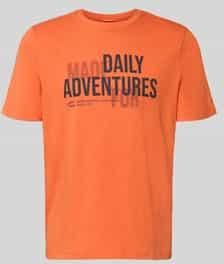 Camel Active Regular Fit T-Shirt aus reiner Baumwolle