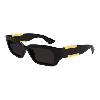Bottega Veneta unisex, Accessoires, Noir, Taille: 53 MM Squared Lunettes de soleil