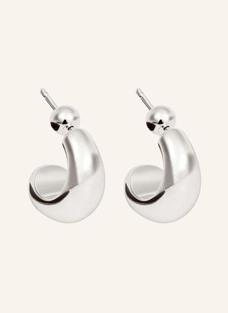 Pompidou Ohrh&auml;nger Tiny Chubby Hoops By Glambou silber