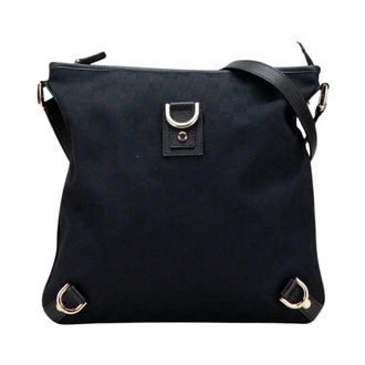 Gucci Pre-owned Canvas Shoulder Bag - - Pre-owned - Damen - Schwarzk - ONE SIZE