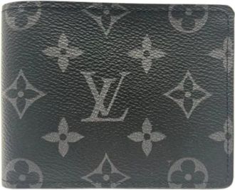 Louis Vuitton Portefeuille Pre-owned Monogram Eclipse (bi-pli) - Homme - Pre-owned - Noir - Taille: ONE Size