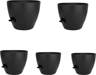 Generic Selbstbew&auml;ssernde T&ouml;pfe - Zimmerpflanze, automatisches Bew&auml;sserungssystem, langlebiges Keramikdesign mit Ablaufl&ouml;chern | Kr&auml;uterbeh&auml;lter f&uuml;r einfache 