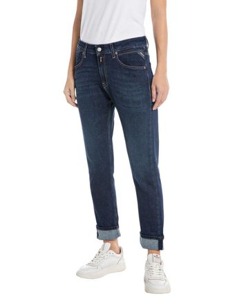 Replay Damen Jeans Marty Boyfit, Dark Blue 007 (Blau), 31W / 30L