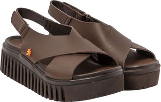 Art Damen 1574 Brighton Sandale, Nappa braun, 42 EU