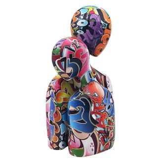 Lesser & Pavey Graffiti-Ornament im britischen Design, Heimdekoration, Tierornamente f&uuml;r alle H&auml;user oder B&uuml;ros, dekoratives Wohnaccessoire f&uuml;r alle Arten von H&auml;user