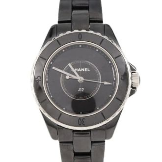 Chanel Montre J12 Phantom C&eacute;ramique Quartz Pr&eacute;-poss&eacute;d&eacute;e - Femme - Pre-owned - Noir - Taille: ONE Size