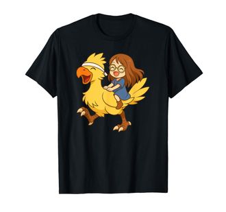Liv mit gro&szlig;em gelben Vogel T-Shirt