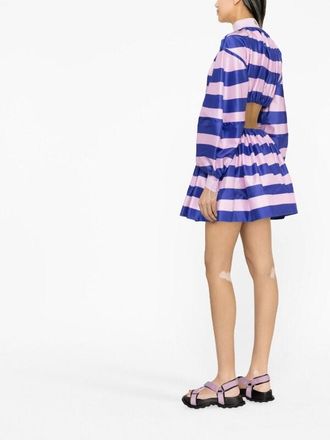 Zimmermann Womens Horizontal-Stripe Print Drawstring Blouse Ss23 W
