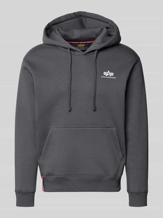 Alpha Industries Hoodie mit Label-Details