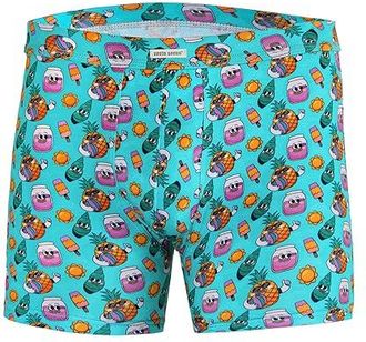 Sesto Senso Cale&ccedil;on Dr&ocirc;le Hommes Motifs Heureux Boxer Funny L Glace