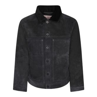 Filson Homme, Vestes, Gris, Taille: XL Suede Short Cruiser