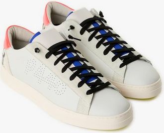 P448 Baskets Jack Flash en cuir