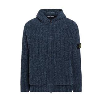 Stone Island 5100065 Moulin&eacute; Cotton Chenille - - Knitwear - Herren - Blau - M
