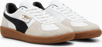 Puma Palermo Leder-Sneaker, Wei&szlig;/Schwarz