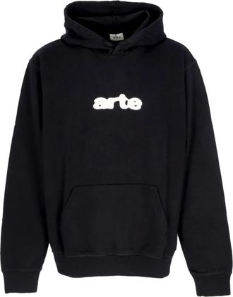 Arte Homme, Sweatshirts et sweats &agrave; capuche, Noir, Taille: XL Sweat &agrave; capuche noir avec logo 3D