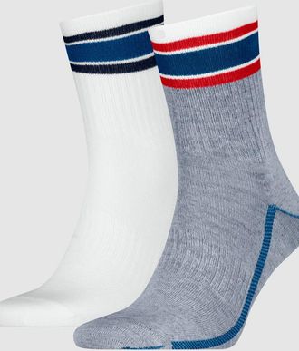 Levi's Chaussettes Basses Lot De 2 - Homme - Bleu / Blue Combo - 35