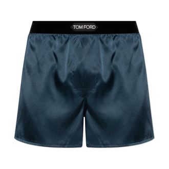 Tom Ford Seidenshorts - - Underwear - Herren - Blau - S