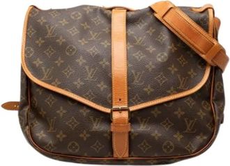 Louis Vuitton Pre-owned Saumur Cross Body Bag - - Pre-owned - Damen - Braun - ONE SIZE