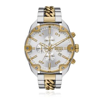 Diesel Homme, Accessoires, Gris, Taille: ONE Size Montre &agrave; pointes en acier inoxydable