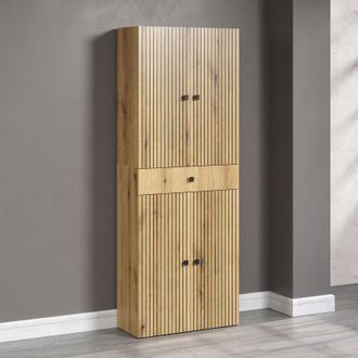 M&S Collection Meuble de salle de bain 1 tiroir 70x31x186 cm naturel - FRUTZ