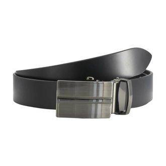 Lindenmann Lederg&uuml;rtel - - Accessories - Herren - Schwarzk - 95 CM