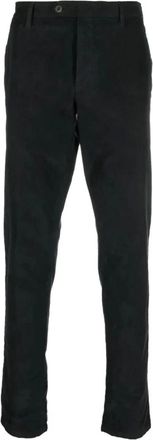 Lardini Pantalon en velours c&ocirc;tel&eacute; - Homme - Pantalons - Noir - Taille: 2XL