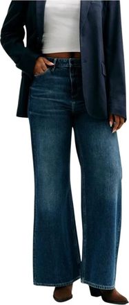 Guess Femme, Jeans, Bleu, Taille: W29 L32 Wide Jeans