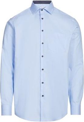 Seidensticker normales Baumwollhemd - Blau