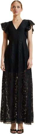 Cynthia Rowley Femme, Robes, Noir, Taille: 34 FR Maxi Robes