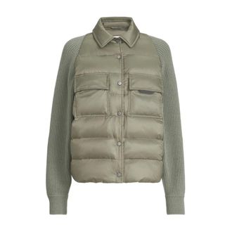 Brunello Cucinelli Damen, Jacken, Gr&uuml;n, MGr&ouml;&szlig;e