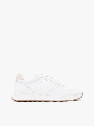 Tommy Hilfiger Baskets en cuir finement crant&eacute;es &agrave; logo