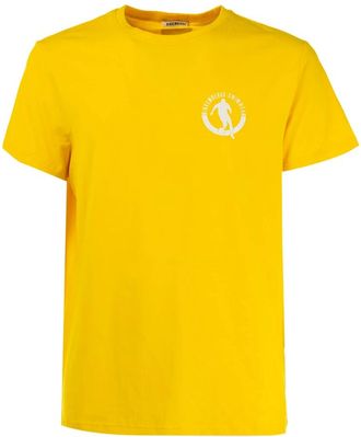 Dirk Bikkembergs Homme, Tops, Jaune, Taille: XL T-shirt homme au style distinctif