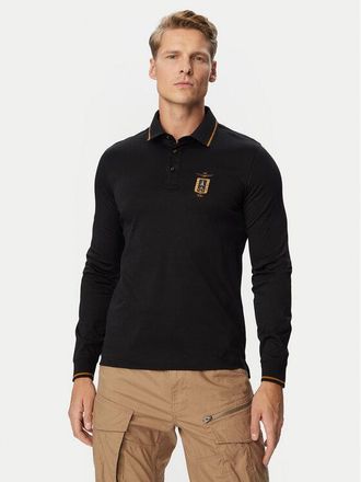 Aeronautica Aeronautica Militare Poloshirt 262PO1940UJ00663 Schwarz Regular Fit
