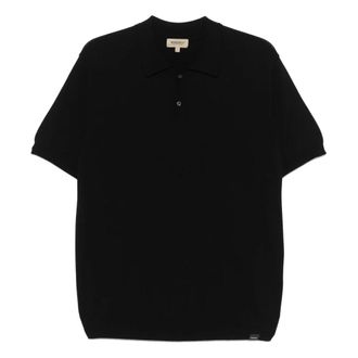 Woolrich Gestricktes Poloshirt - - Tops - Herren - Blau - L