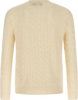 Polo Ralph Lauren Cable-Knit Wool and Cashmere Sweater - Cream