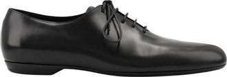 Dries Van Noten Homme, Chaussures, Noir, Taille: 44 EU Chaussures Richelieu en cuir
