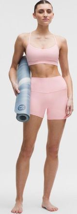 lululemon Short Align taille haute pour Femmes - 10 cm - Rose - Taille 12