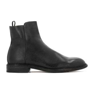 Kazar Schwarze Lederstiefel mit Rei&szlig;verschluss - - Shoes - Herren - Schwarzk - 44 EU