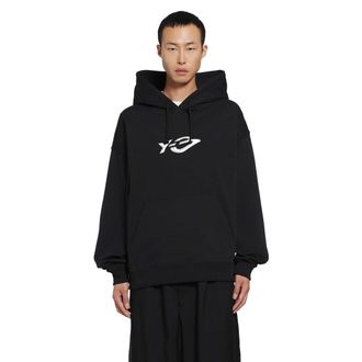 Yohji Yamamoto Liquid Logo Hoodie