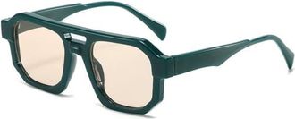 Generic Lunettes De Soleil &Agrave; Monture Large For Hommes Et Femmes, Id&eacute;ales For Les Vacances Le Sport En Plein Air(Green)