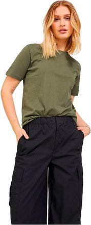 Jack & Jones Damen T-Shirt Jjxx Jxanna Ss Reg Every Small Logo Tee Noos, Four Leaf Clover/Print:loden Frost Jjxx Logo, M