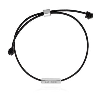 AllSaints Homme, Accessoires, Noir, Taille: ONE Size Bracelet en cuir avec applications