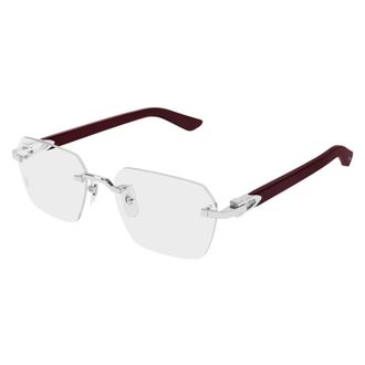Cartier Ct0623O Rechteckige Fassung - - Accessories - unisex - Grau - ONE SIZE