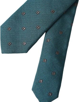 Dolce & Gabbana Green Patterned Silk Adjustable Men Tie