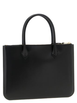 Comme Des Gar&ccedil;ons Unisex Leather Tote Black Cow