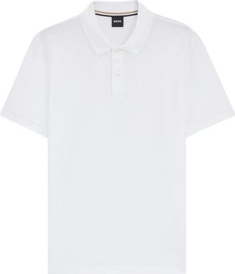 HUGO BOSS Homme, Tops, Blanc, Taille: 2XL Pallas Piqu&eacute; Polo